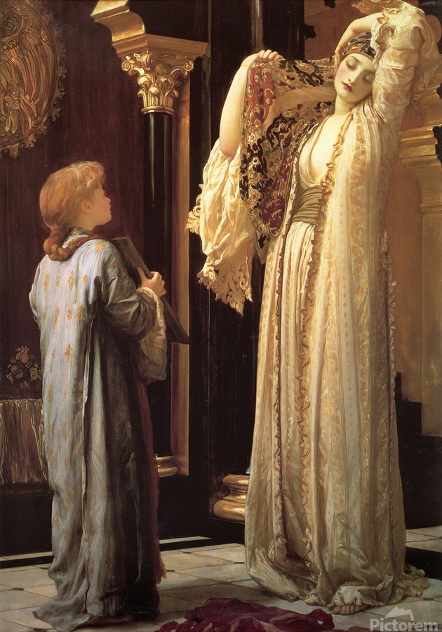Light of the Harem [circa 1880] by Frederic Leighton [1830–1896] by ...